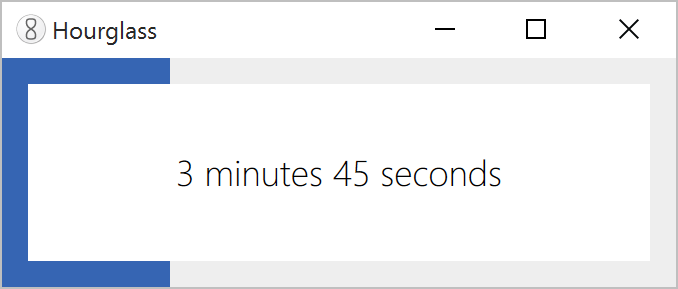 Hourglass - The simple countdown timer for Windows